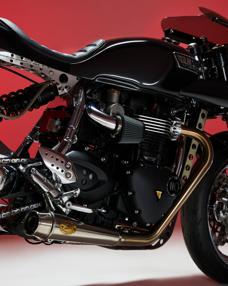 110 Missile | A powerful engine and a unique Cafe Racer style