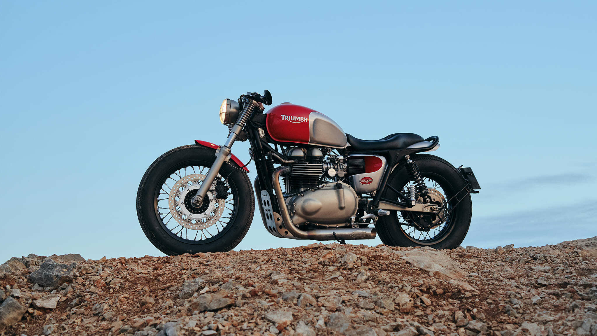Tamarit bike number 50 | A motorcycle with Triumph Thruxton 900 engine
