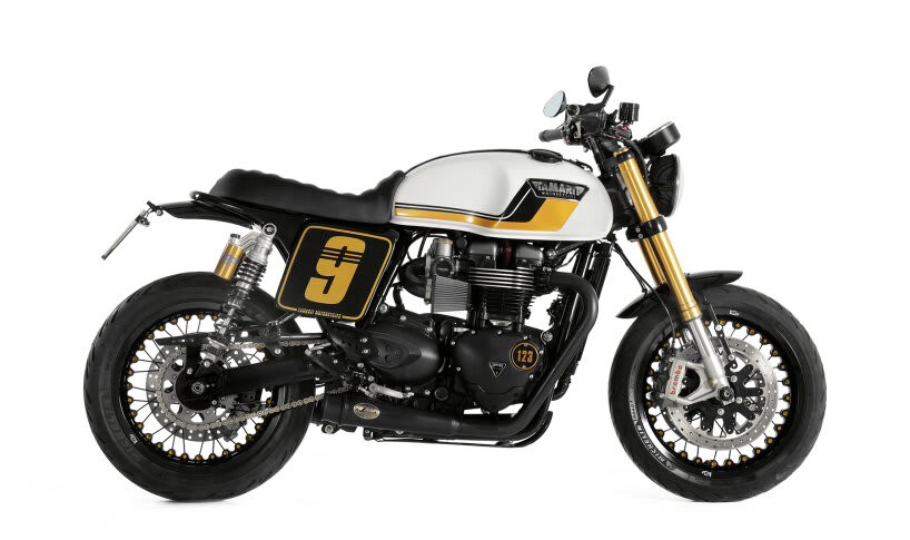 Brat Style motorcycle | Triumph Brat Style custom by Tamarit Motorcycles