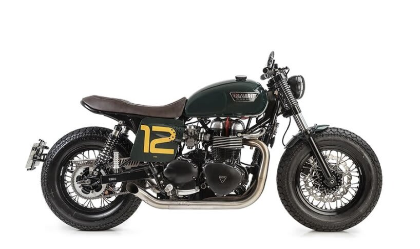 Brat Style motorcycle | Triumph Brat Style custom by Tamarit Motorcycles