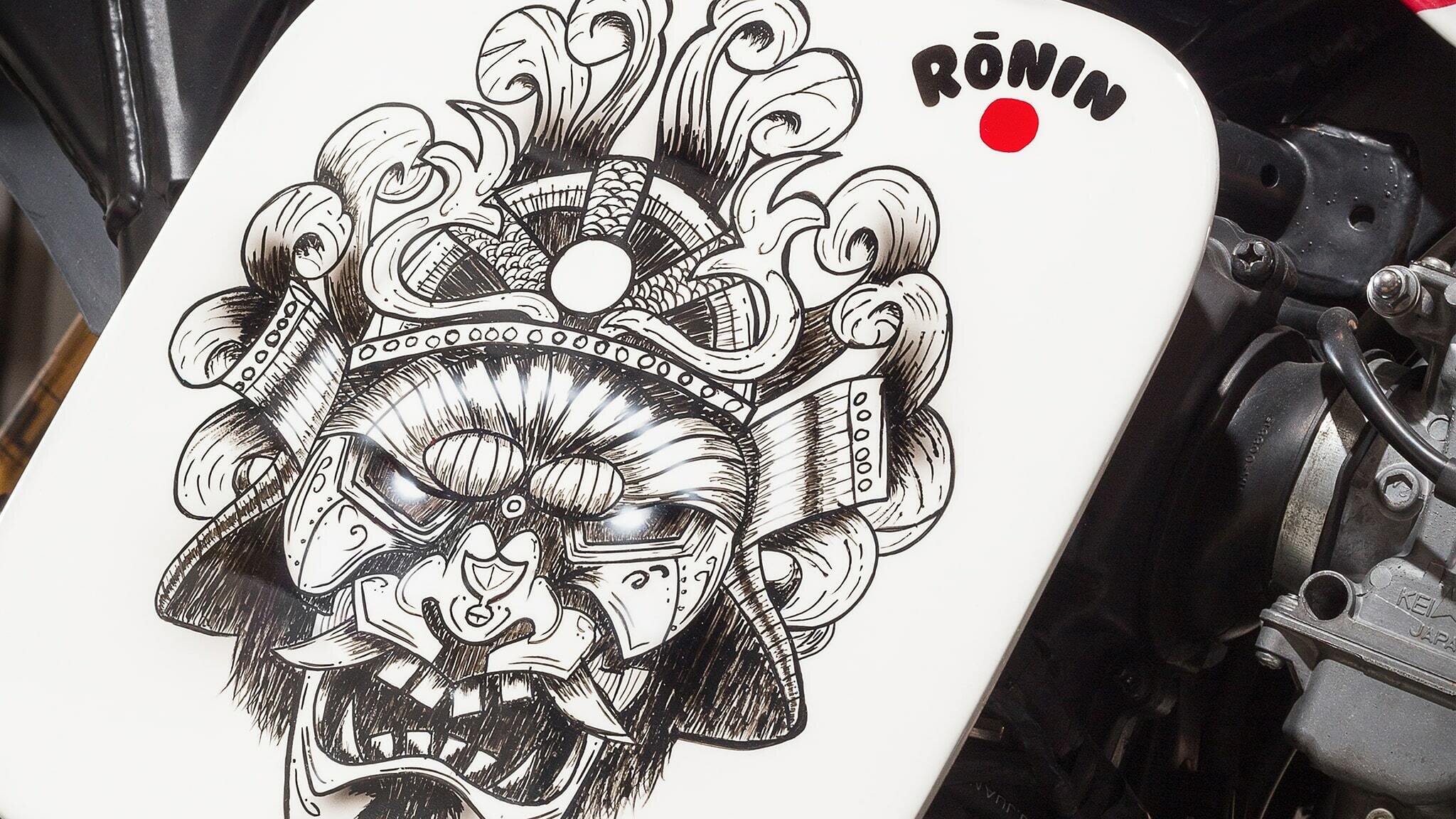 Tamarit motorcycle number 13 | Ronin with Bonneville carburetor engine.