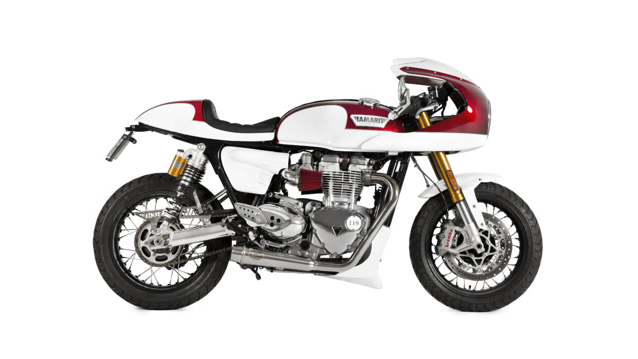 119 D. Graziella | A Thruxton 1200 Cafe Racer with purist style