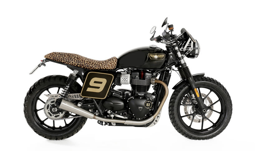 Brat Style motorcycle | Triumph Brat Style custom by Tamarit Motorcycles