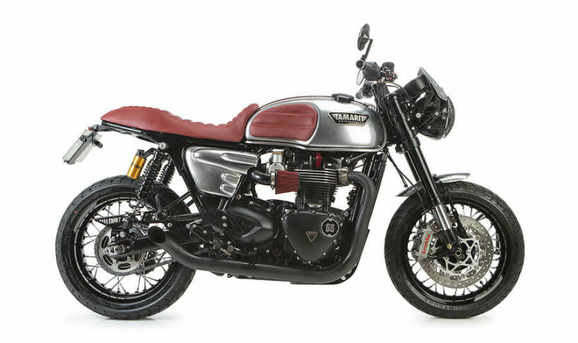 Brat Style motorcycle | Triumph Brat Style custom by Tamarit Motorcycles