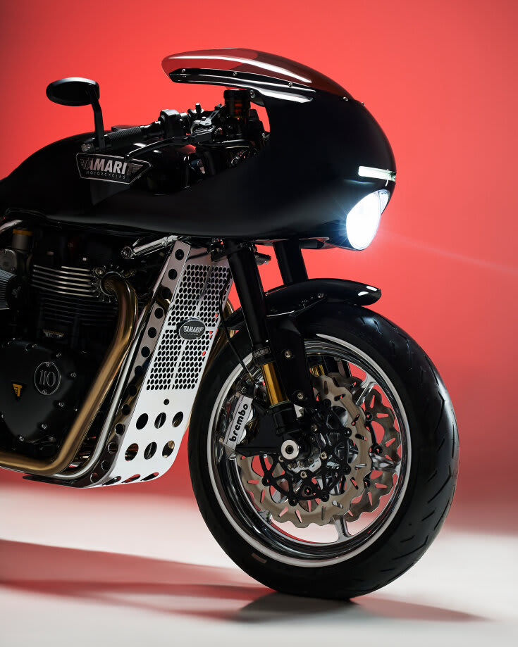 110 Missile | A powerful engine and a unique Cafe Racer style