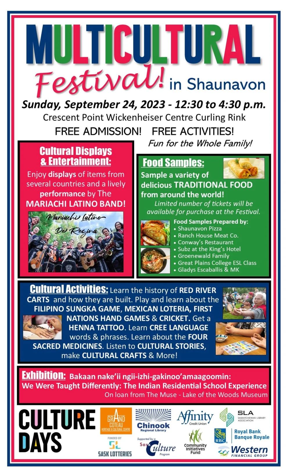 Shaunavon 2nd Annual Multicultural Festival | Town of Shaunavon