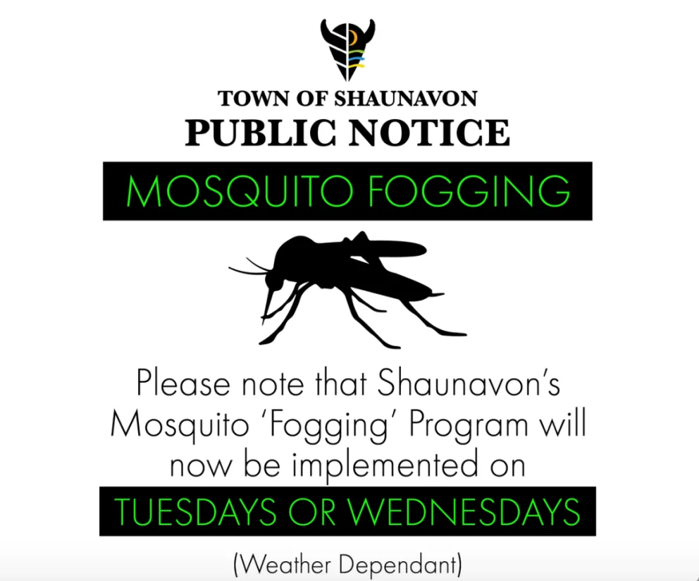PUBLIC NOTICE: 2023 MOSQUITO CONTROL PROGRAM | Town of Shaunavon