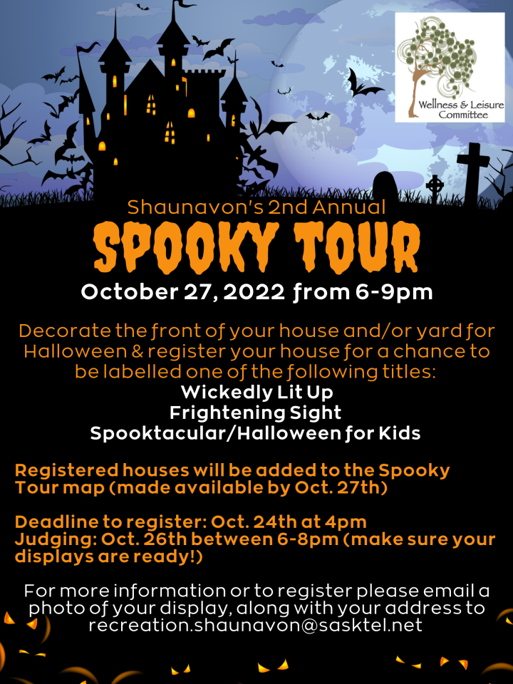 Shaunavon 2nd Annual Spooky Tour | Town of Shaunavon