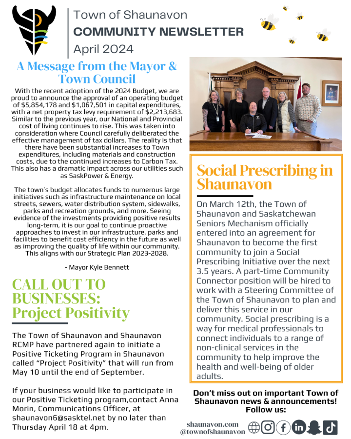 Spring is in Shaunavon! | Town of Shaunavon