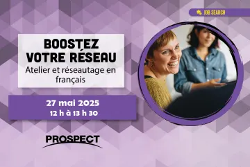 Boostez votre réseau: Atelier et réseautage en français | Prospect ...