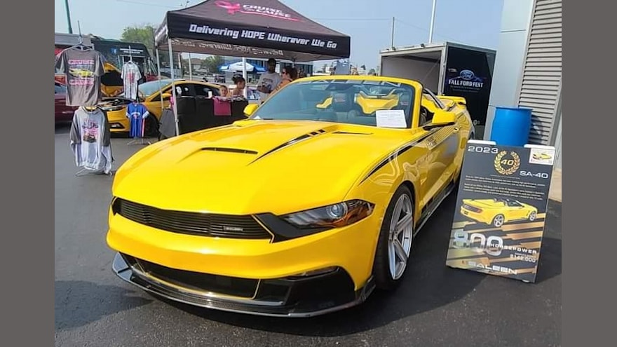 Win a 2023 Saleen SA40 Anniversary Mustang!