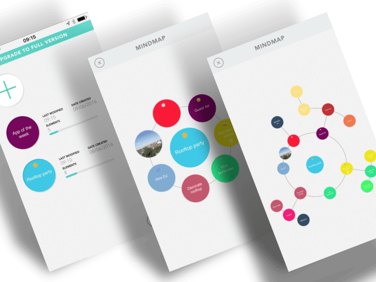 Organize your thoughts, map your universe - with the Mindly app