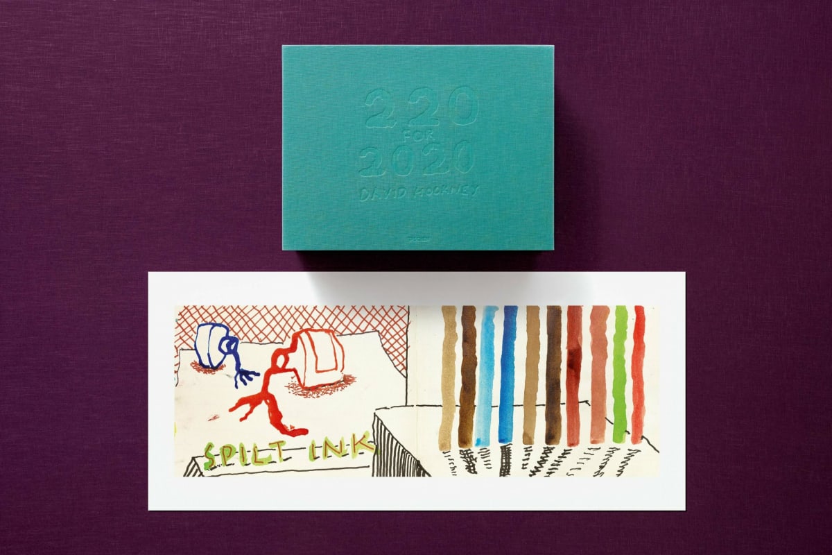David Hockney. 220 for 2020. Art Edition No. 1–100 ‘Spilt Ink with Tests’