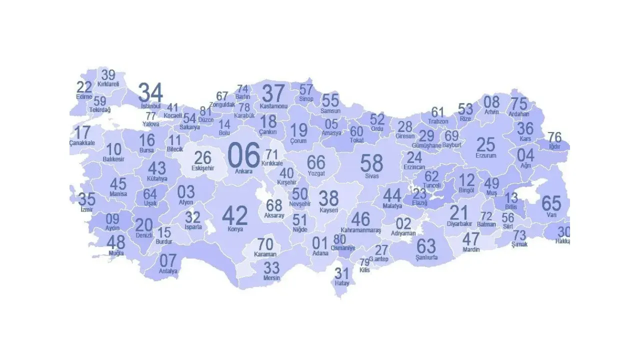 İl Plaka Kodları ve Plaka Çeşitleri | Carvak Blog