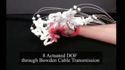 3D-Printed, Cable-Driven Force-Control Hand Exoskeleton - Tech Briefs