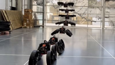 Mid-Air Transformation Helps Flying, Rolling Robot to Transition ...