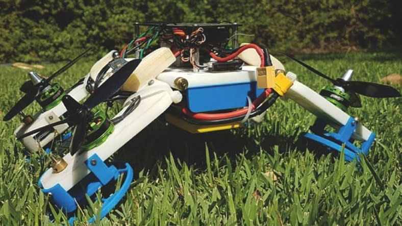 VertiGo - Wall-Climbing Robot With Ground-to-Wall Transition - Tech Briefs