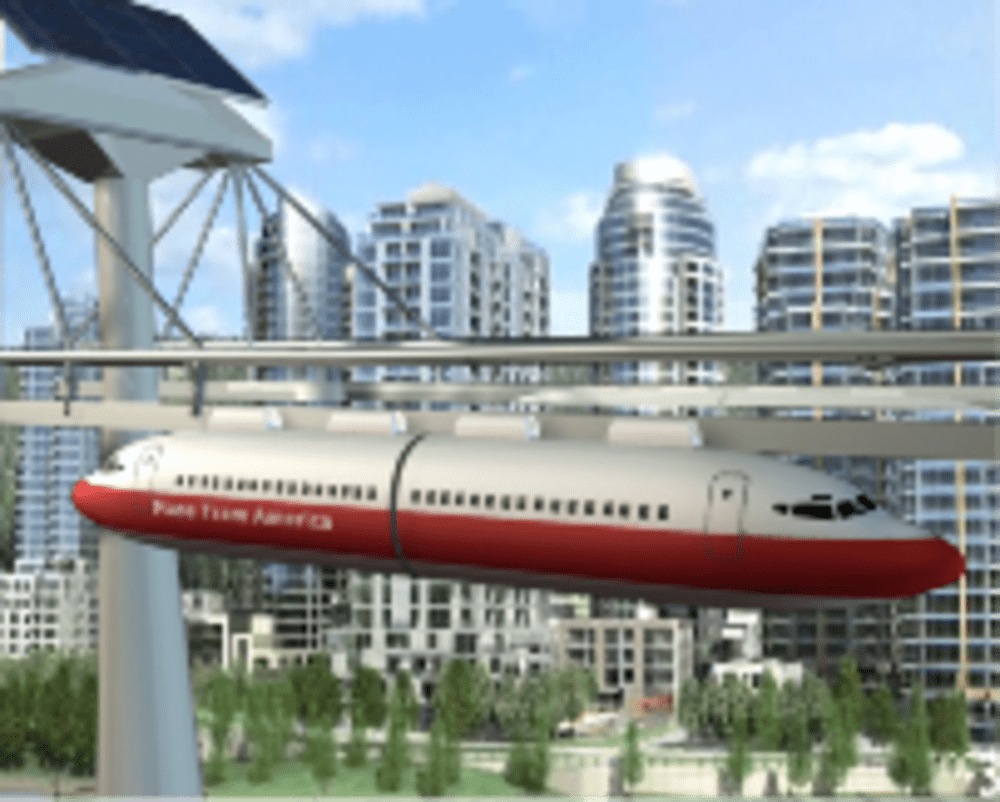 Sky Tram - The Wind And Solar-powered High Speed Transportation System ...