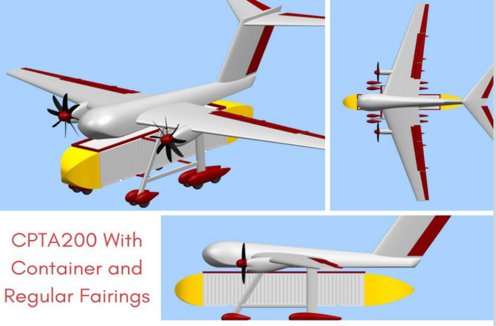 CTOL and XSTOL Convertible Payload Transport Aircraft (CPTA) - Create ...