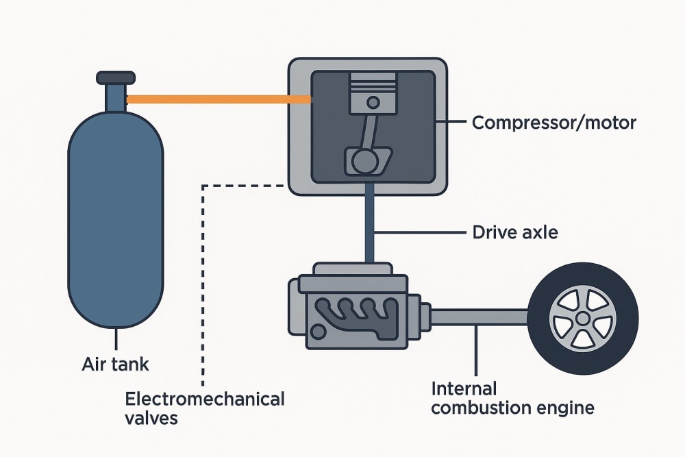 Compressed-Air Hybrid Regenerative System for Lightweight Vehicles ...