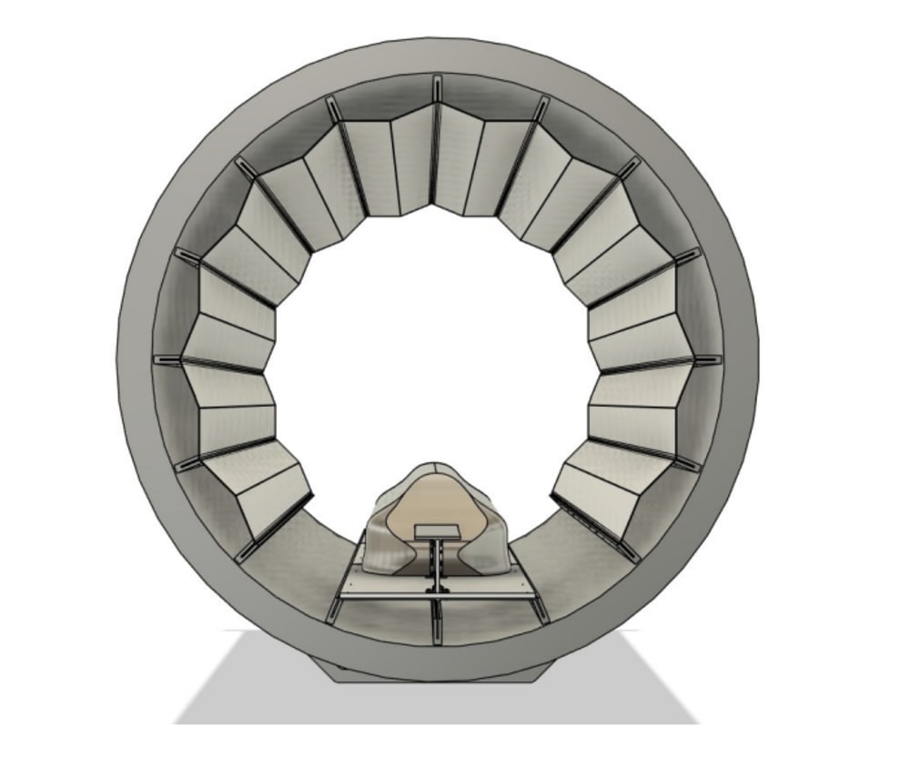 Hyperloop Tube Transport Pod Engineered for High-speed Transportation ...