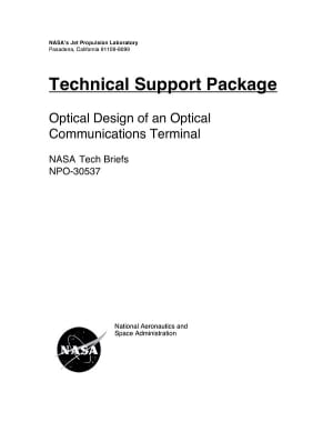 Optical Design of an Optical Communications Terminal - Tech Briefs