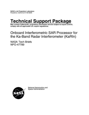 Onboard Interferometric SAR Processor for the Ka-band Radar ...