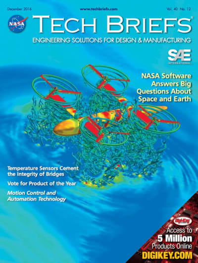 NASA Tech Briefs - December 2016 - Vol. 40 No. 12 - Tech Briefs
