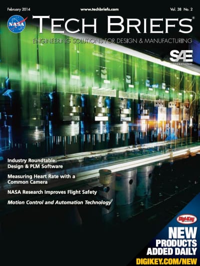 NASA Tech Briefs - February 2014 - Vol. 38 No. 2 - Tech Briefs