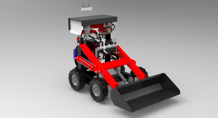 Multipurpose Skid Steer Robot