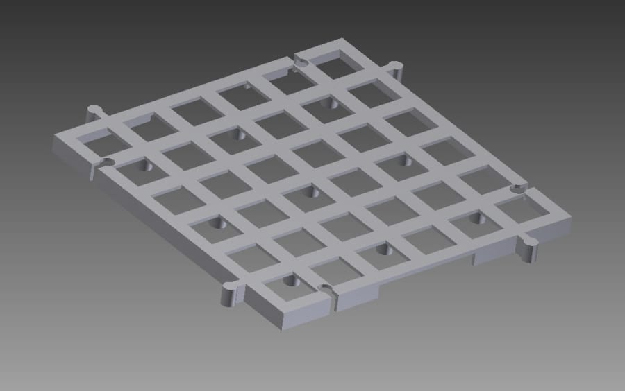 Vacuum Tile Grid System
