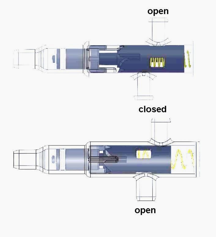Flow Actuated Selector Valve