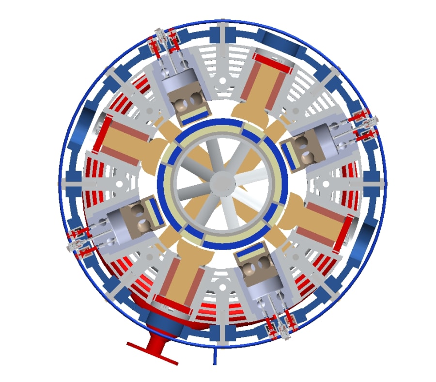 Stellar Engine With Magnetic Transfer Of Torque