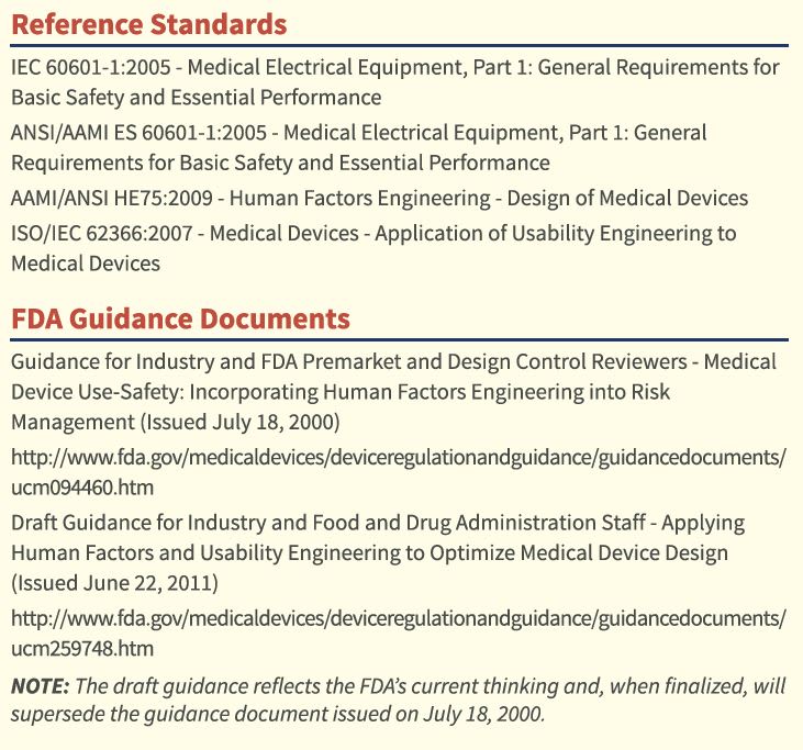 Safety and Human Factors Engineering in Medical Device Design - Medical ...