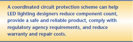 Coordinated Circuit Protection for LED Lighting - Tech Briefs