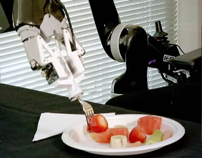 Assistive Robot Learns to Help Disabled Eat - Medical Design Briefs