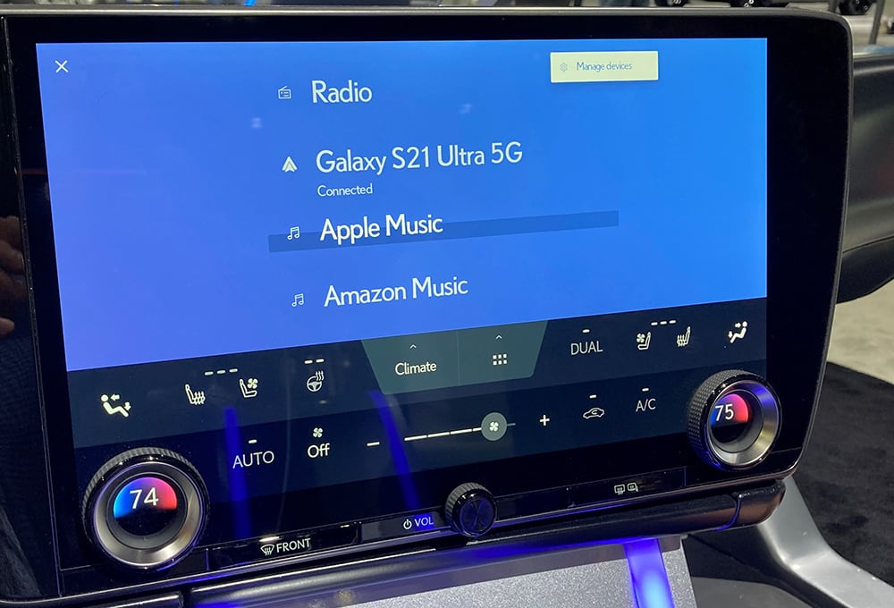 Lexus Goes All-Touch for New Infotainment System - Mobility Engineering ...