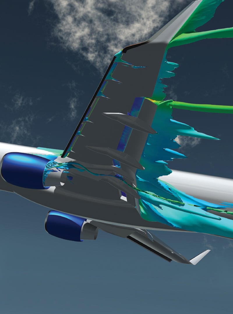 Aeroacoustic Simulation Delivers Breakthroughs in Aircraft Noise ...