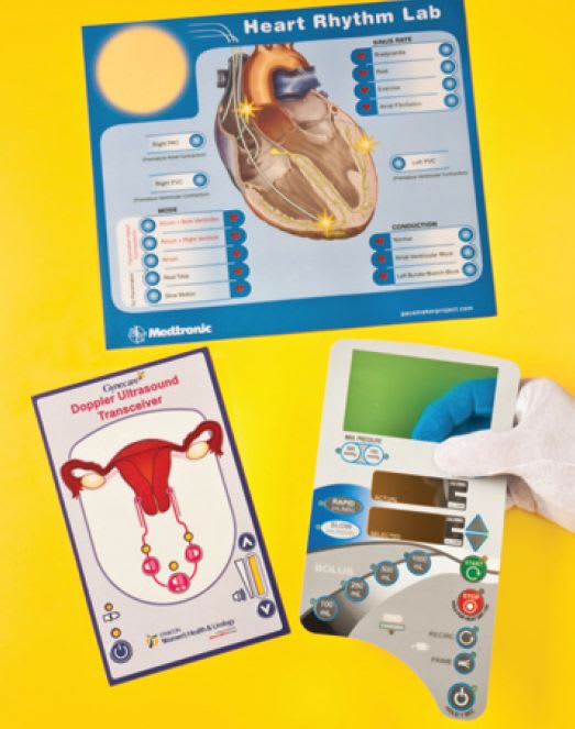 Custom Front Panel Graphic Overlays - Medical Design Briefs