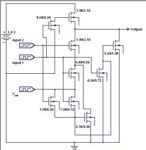 Three-Function Logic Gate Controlled by Analog Voltage - Tech Briefs