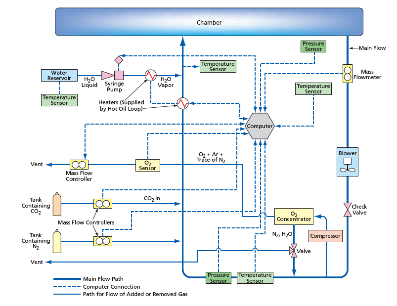 Redesigned Human Metabolic Simulator - Tech Briefs