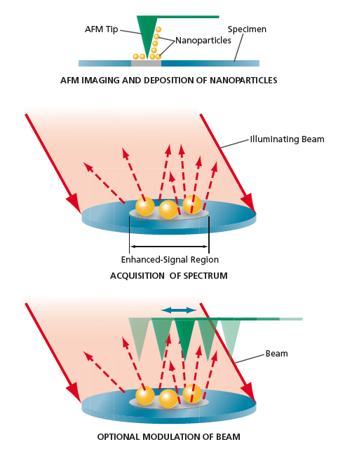 Near-Field Spectroscopy With Nanoparticles Deposited by AFM - Tech Briefs