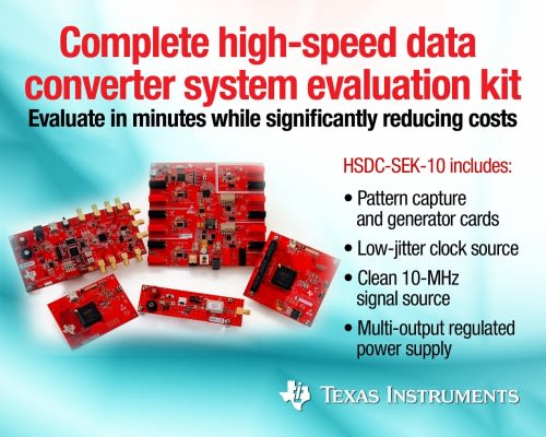 High-Speed Data Converter System Evaluation Kit - Tech Briefs