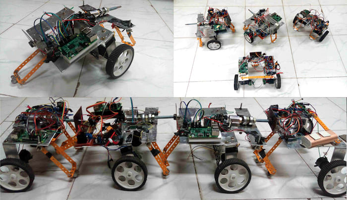 Modular Climbing Robot Splits into Multiple Explorer Bots - Tech Briefs