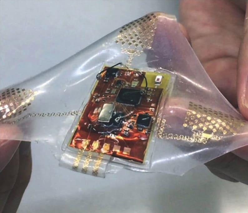 Soft, Wearable Health Monitor with Stretchable Electronics - Tech Briefs