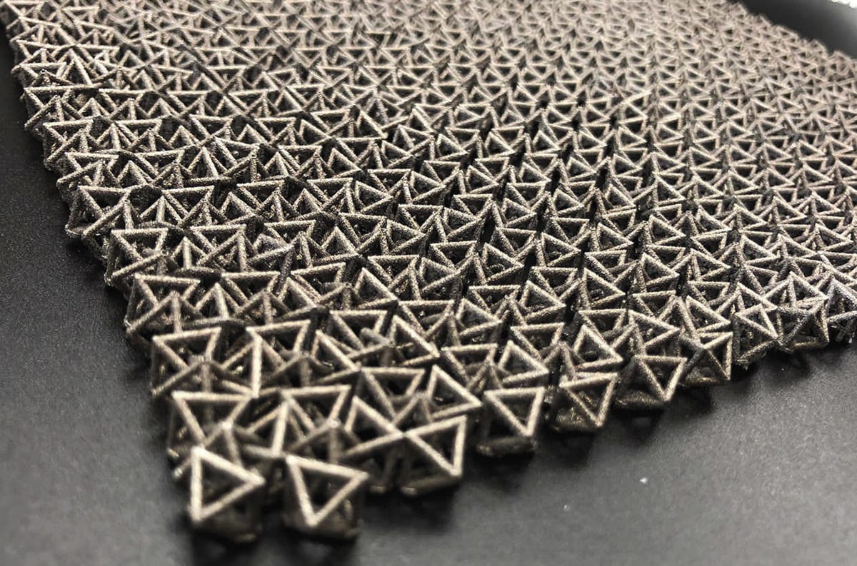 Material Inspired by Chain Mail Transforms from Flexible to Rigid on ...