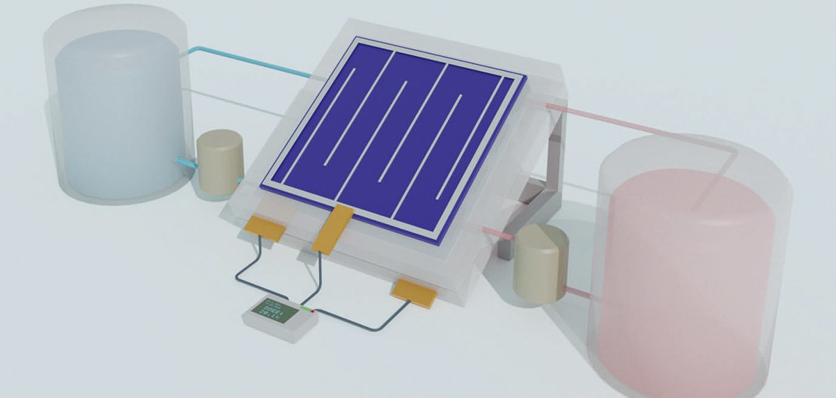 Technique Merges Solar Cell and Liquid Battery - Tech Briefs