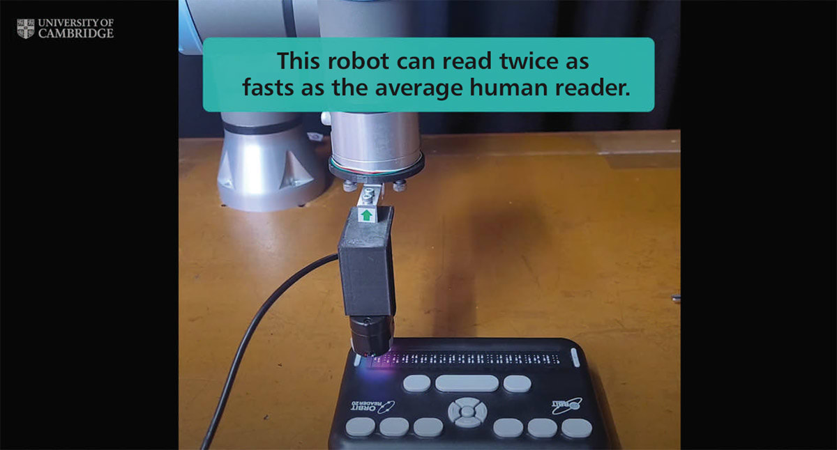 Robot Reads Braille Twice as Fast as Humans - Tech Briefs