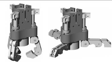 Three-Fingered Robot Hand With Self-Adjusting Grip - Tech Briefs