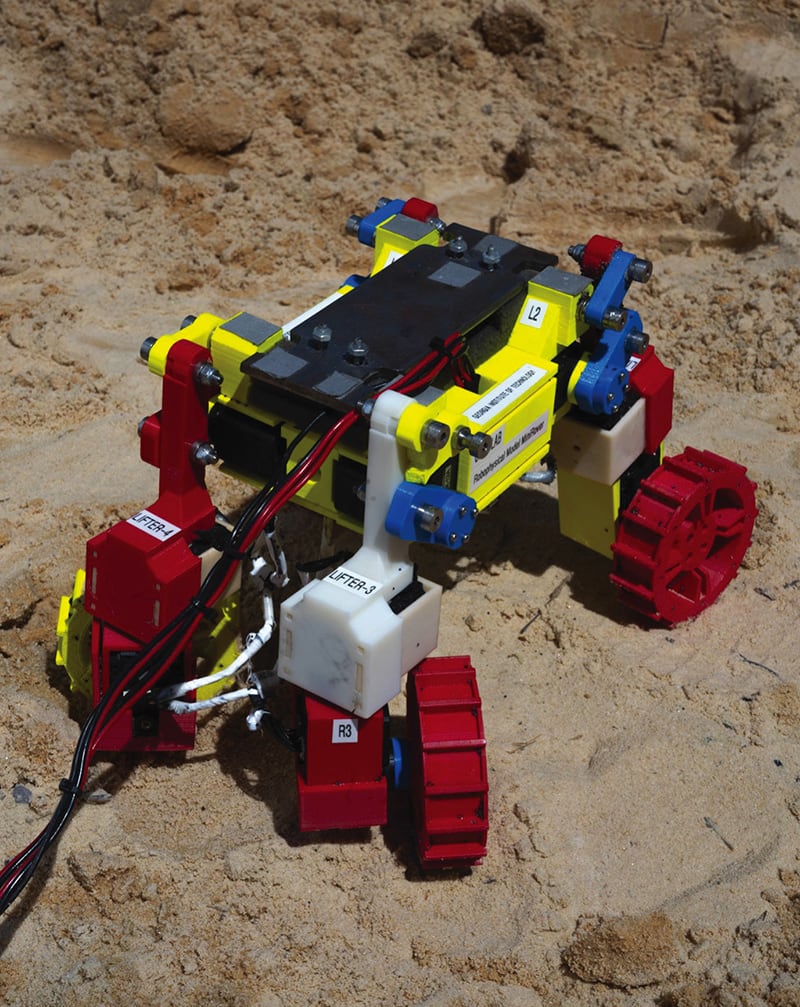 Planetary Exploration Rover Avoids Sand Traps with “Rear Rotator ...